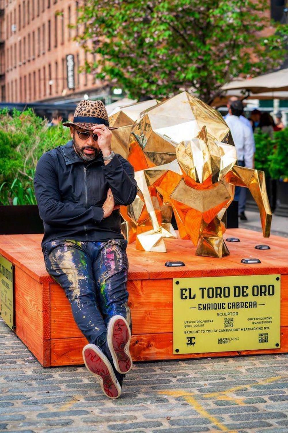 Artist Enrique Cabrera Talks Sculpture Restoration, El Toro De Oro, And ...
