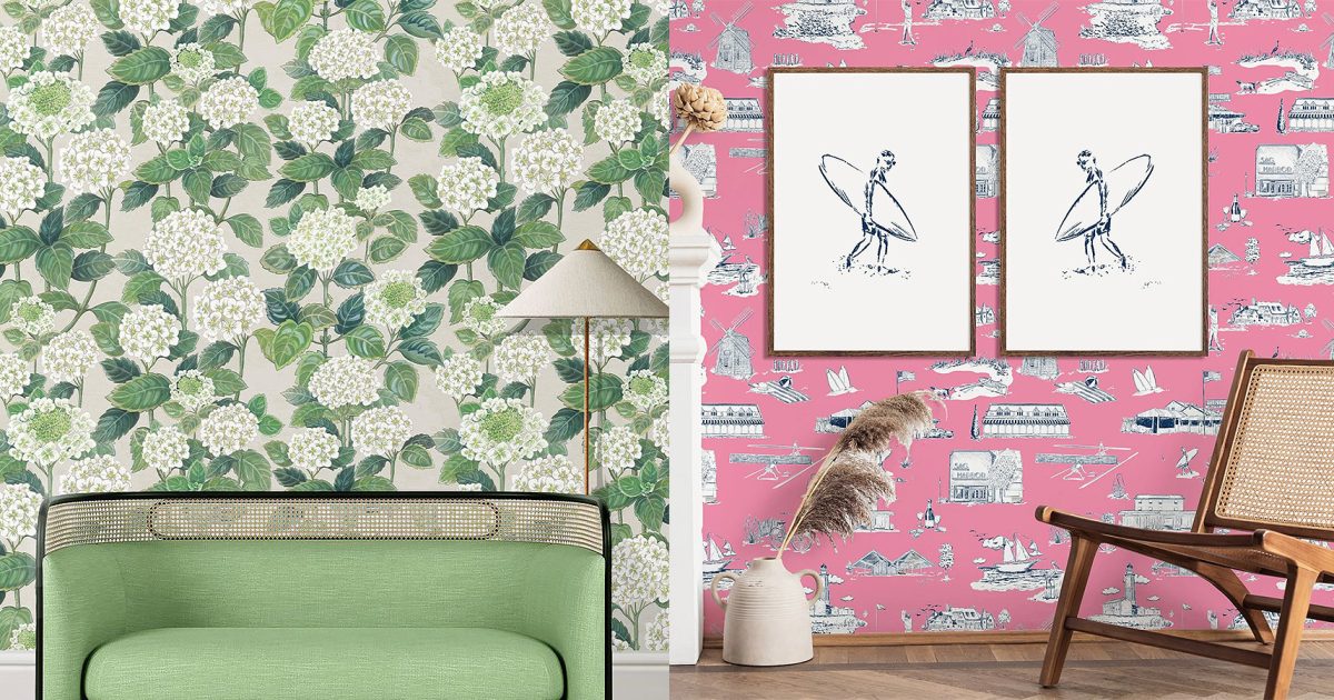 Nautical x Nature: Wallpapers Give A Taste Of The Hamptons For Any ...